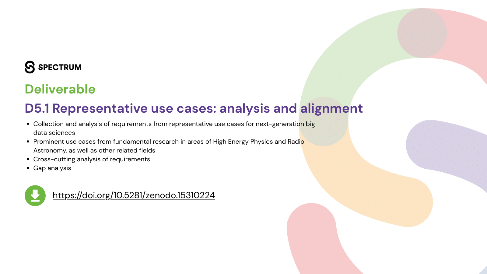 Deliverable 5.1 Representative use cases: analysis and alignment ...